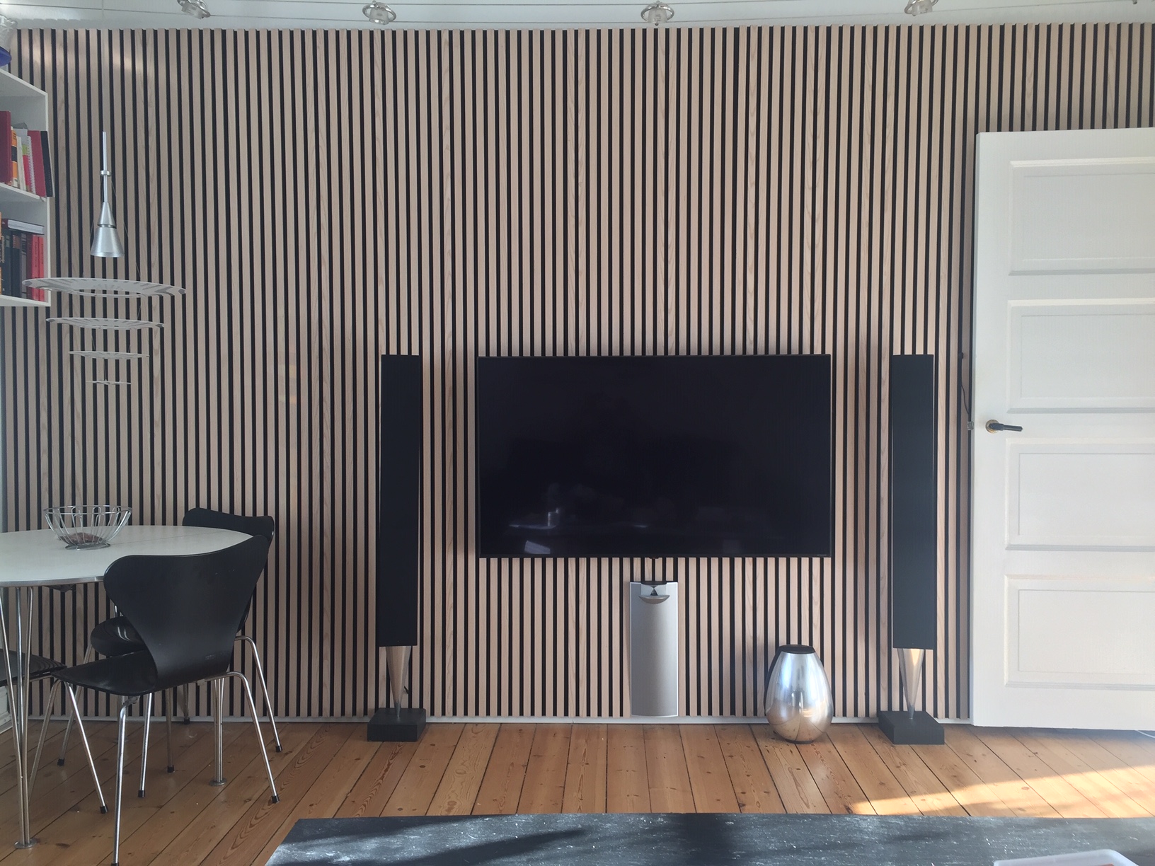 Projets : Voir photos de nos panneaux acoustiques en chêne clair / chêne clair - Fibrotech