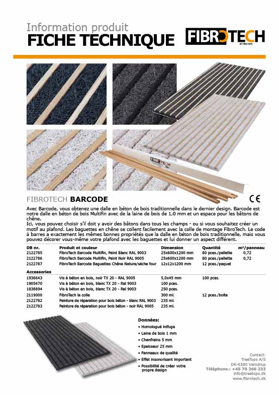 Trouvez et lisez toutes les fiches techniques de nos produits ici ...